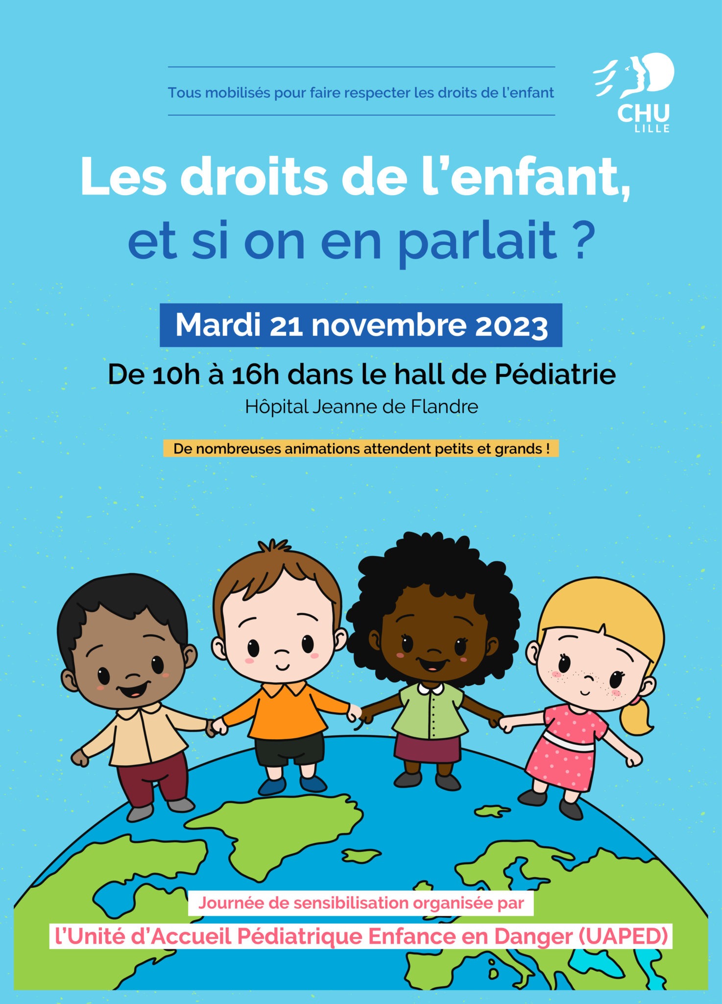 Journée dédiée aux droits de l'enfant au CHU de Lille